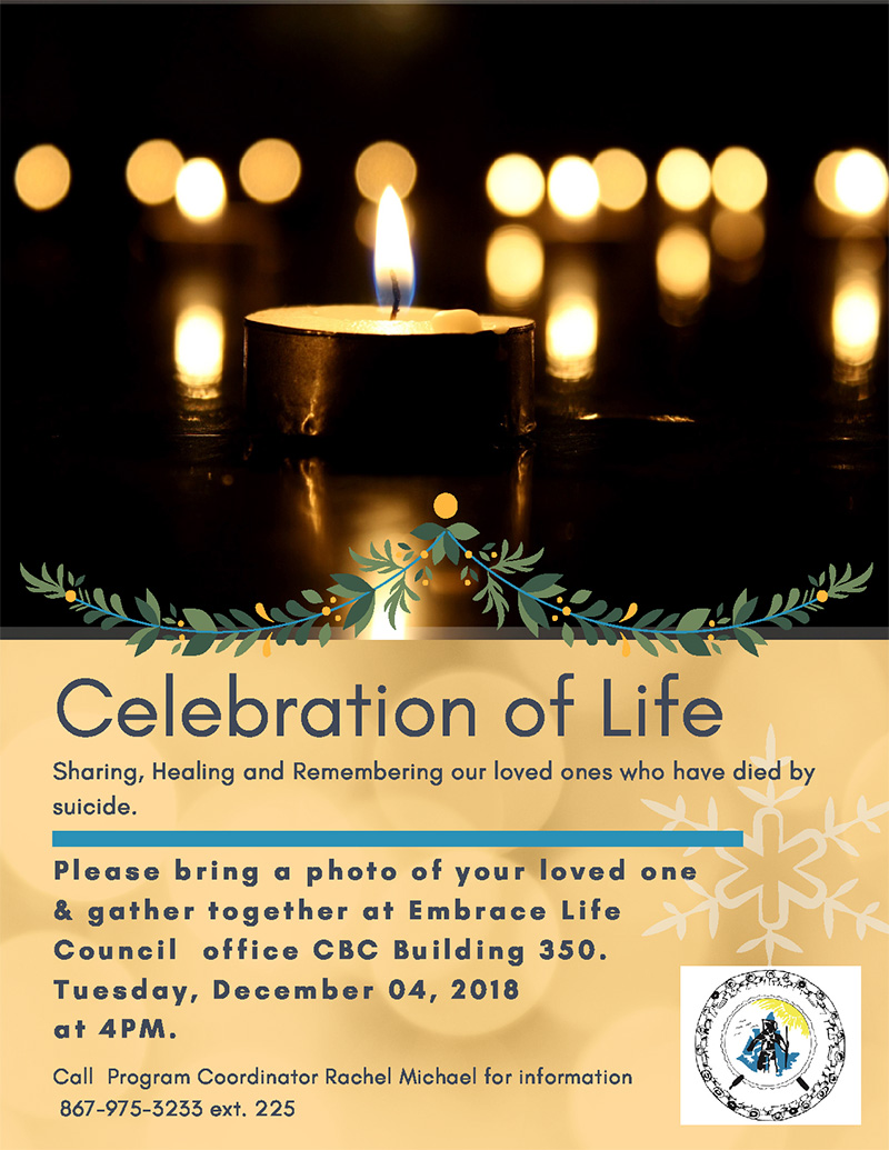 Embrace Life Council - Celebration of Life: December 4, 2018